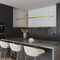 Custom LED Linear Pendant | Brass | Made in NZ by Social Light